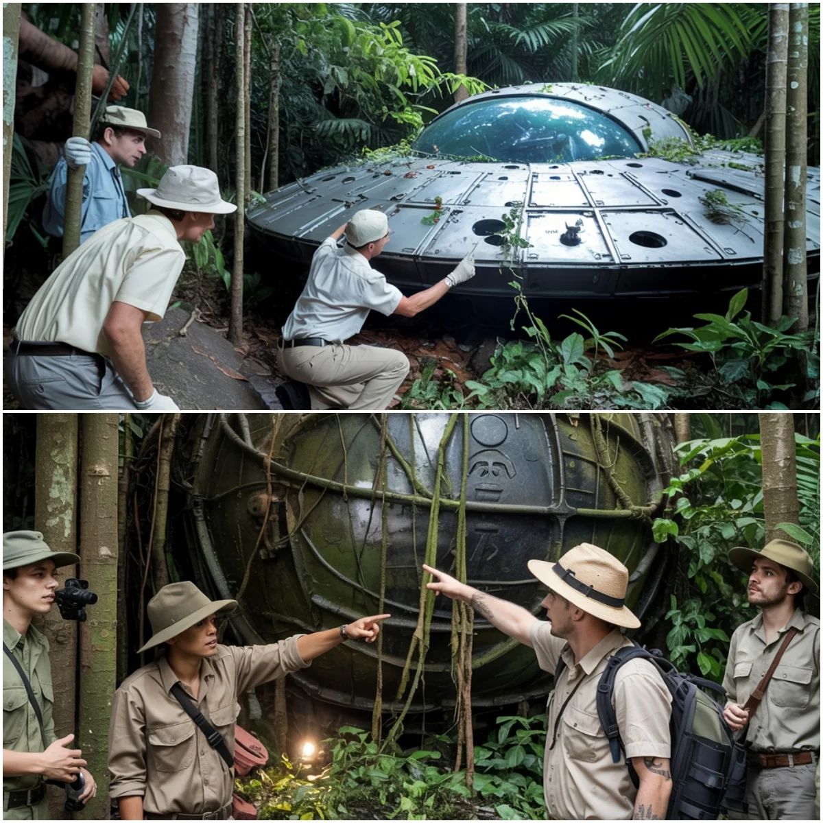 Earth-Shaking Discovery: Giant UFO Found Hidden Deep Within the Amazon ...