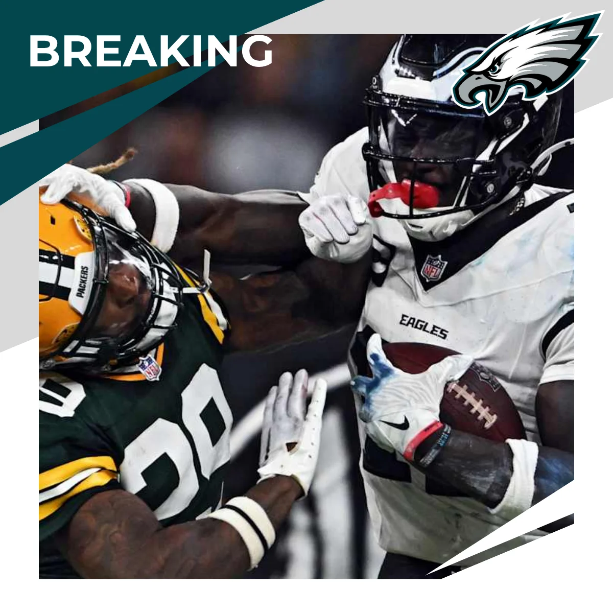EAGLES DROP A BOMBSHELL, List Key Starters As INACTIVE Ahead of PACKERS ...