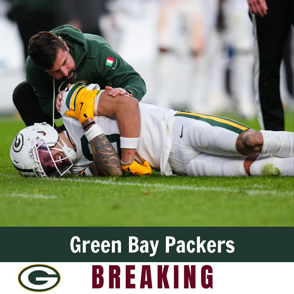 GREEN BAY DROP A BOMBSHELL: Matt LaFleur offers grim Christian Watson ...